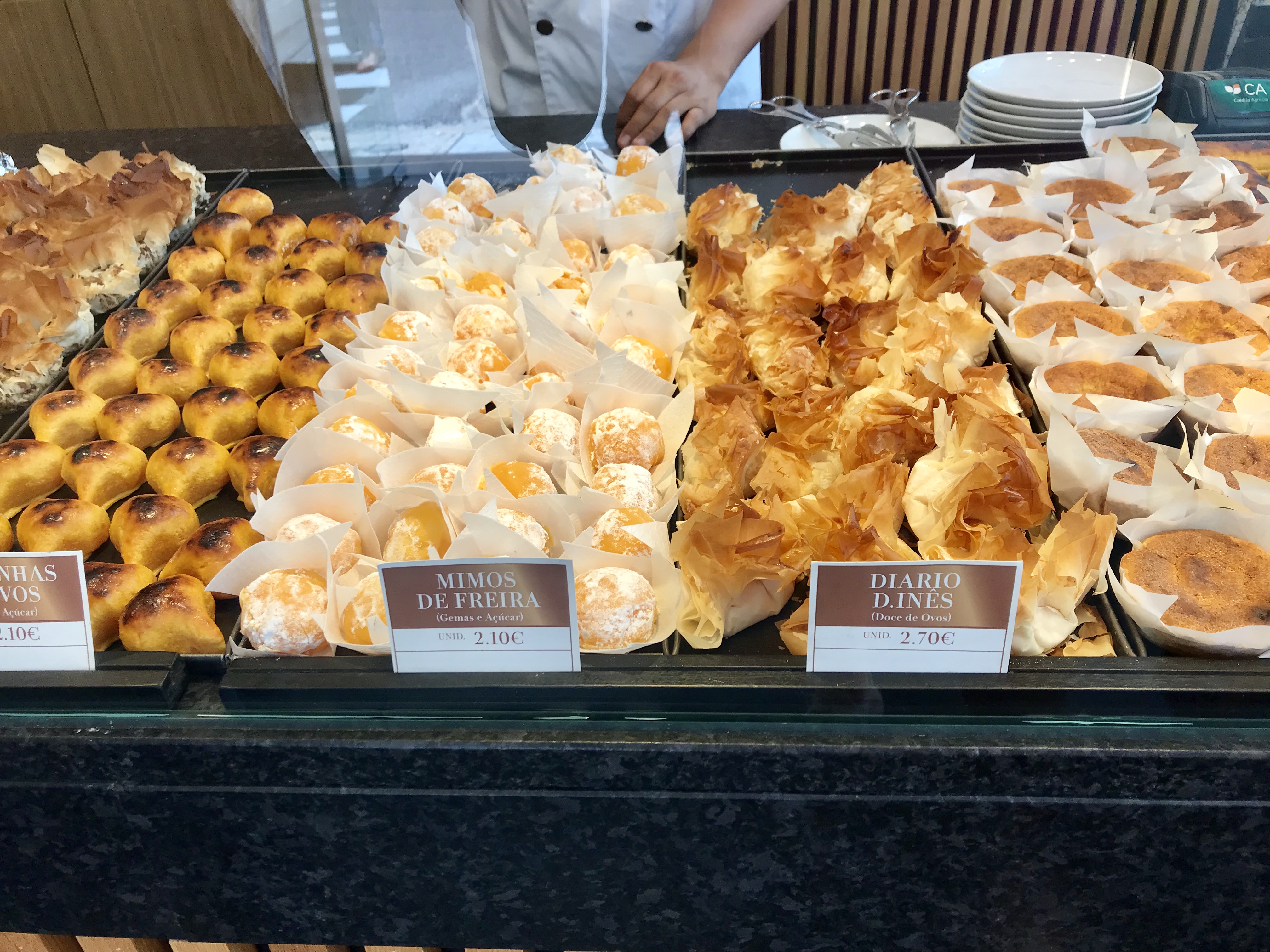 The pastry Alcoa has many of the typical sweets Portugal is well known ...